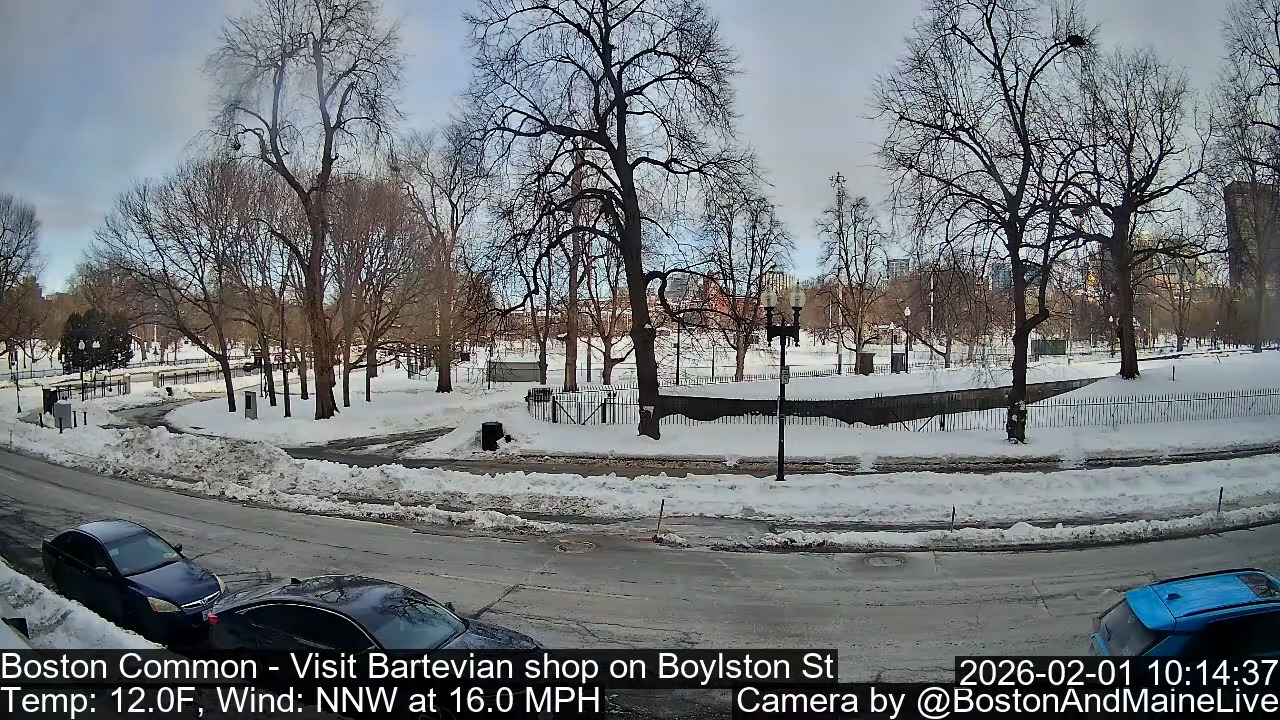 Live Webcam – Boston Common &Boylston Street