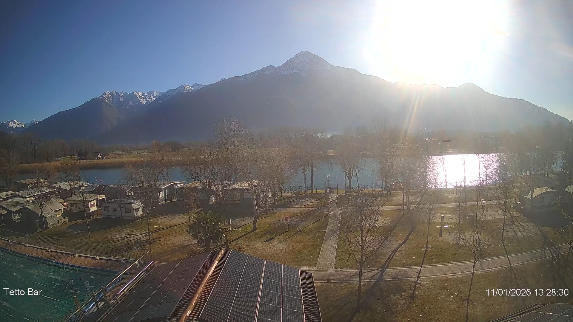 Camping La Riva, Sorico, Italy - Webcam Live Stream