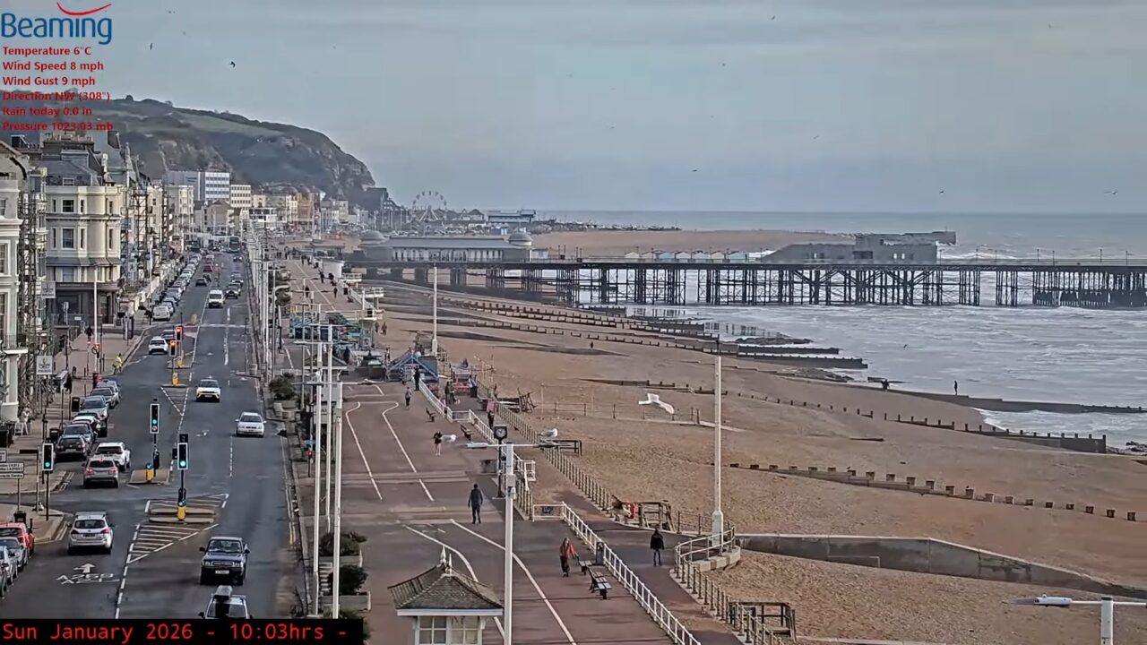 Live Webcam from North Landing Beach, Bridlington