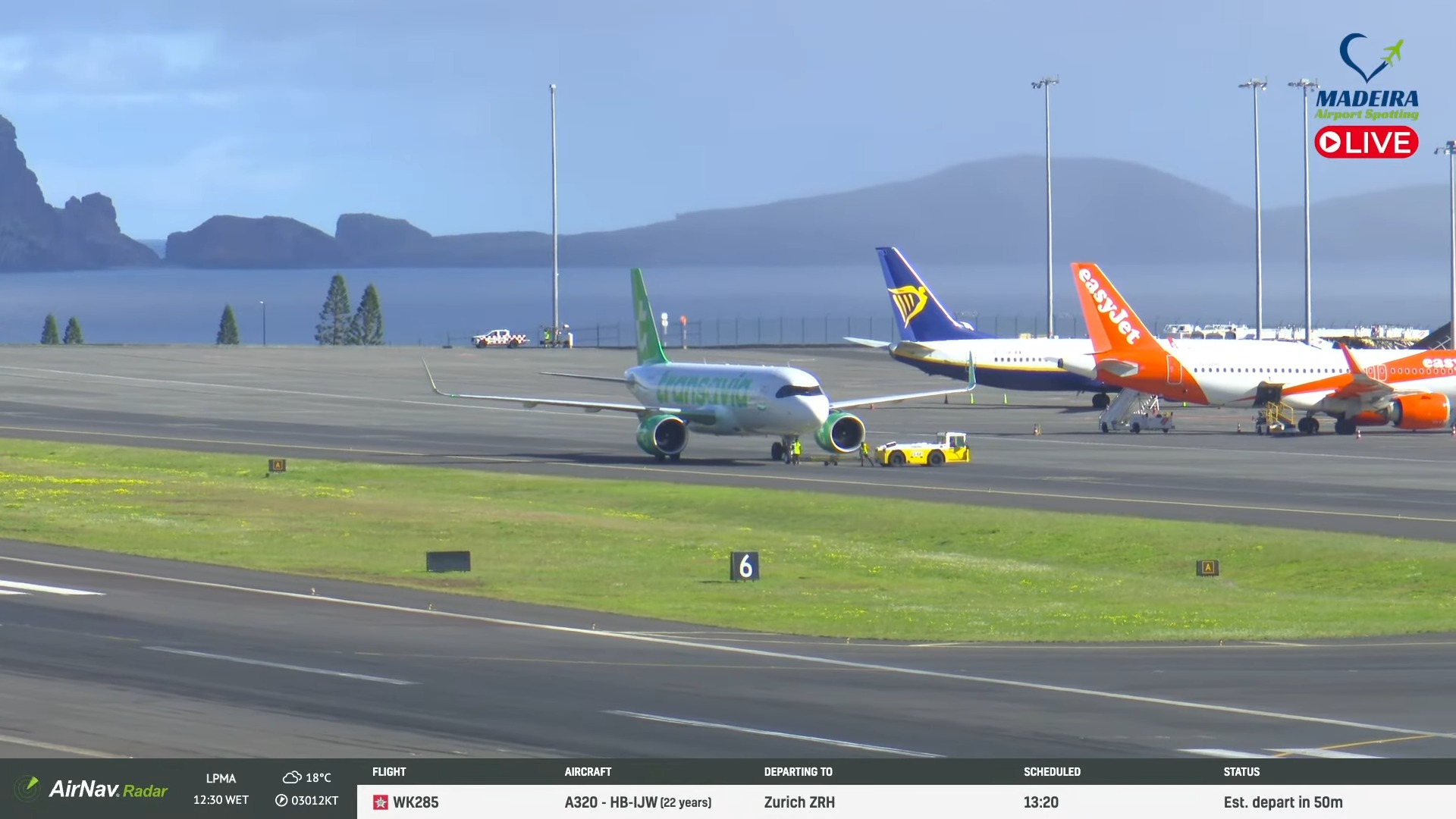 Madeira Island Airport Spotting - Webcam Live Stream
