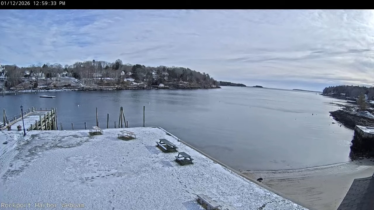 Rockport Harbor Cam Maine - Webcam Live Stream