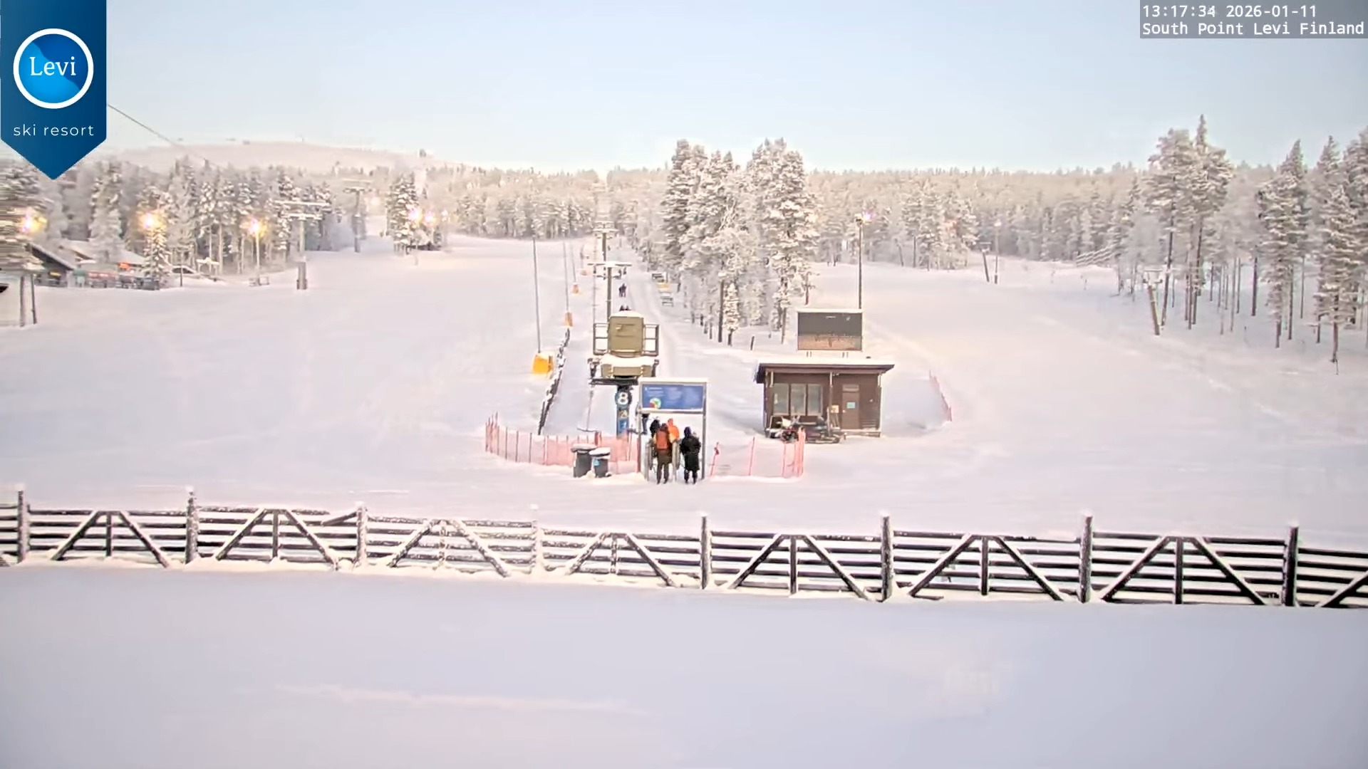 Levi Ski Resort South Point Webcam - Live Ski Cam in Lapland, Finland