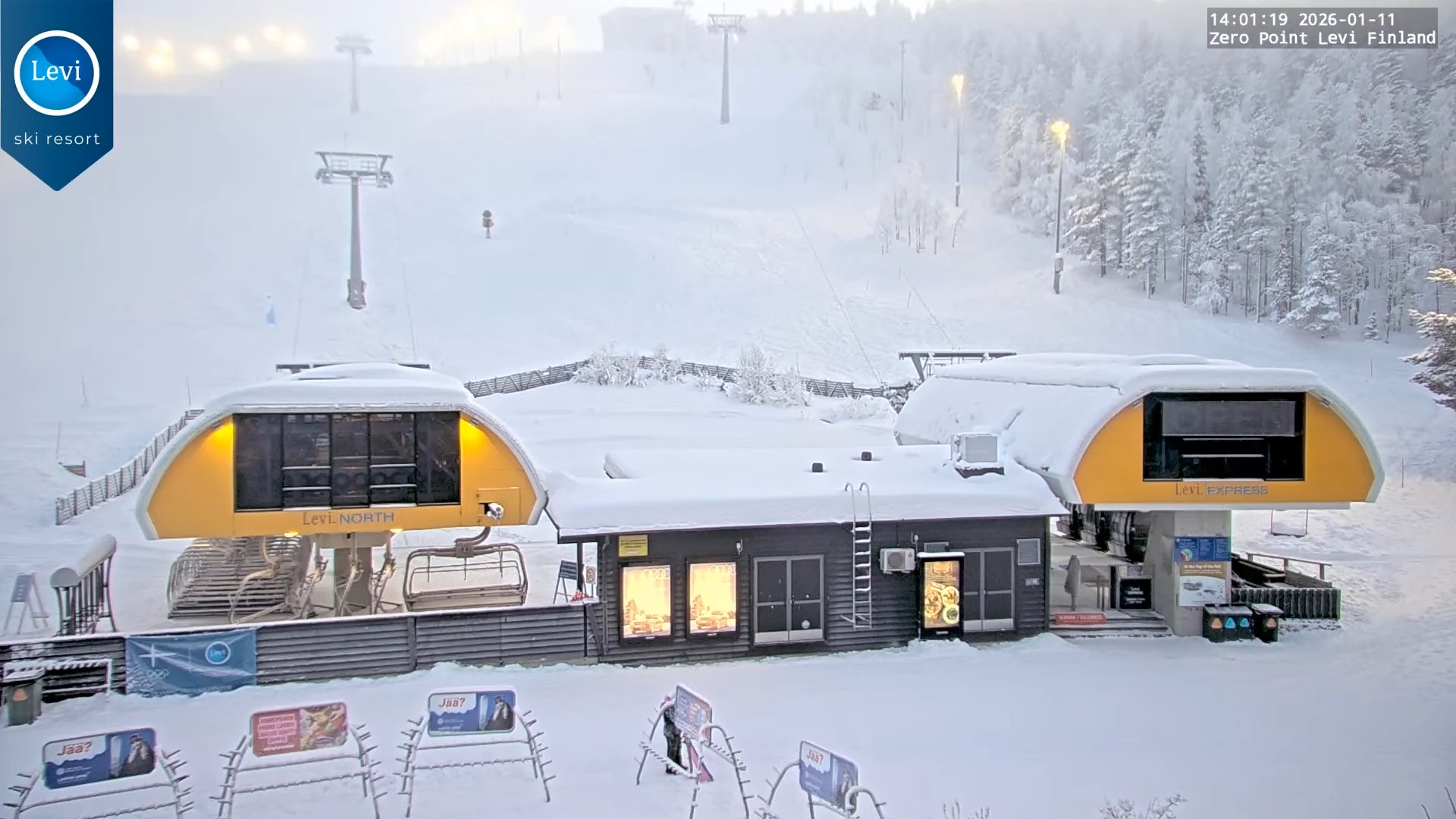 Zero Point Levi Ski Resort - Webcam Live Stream