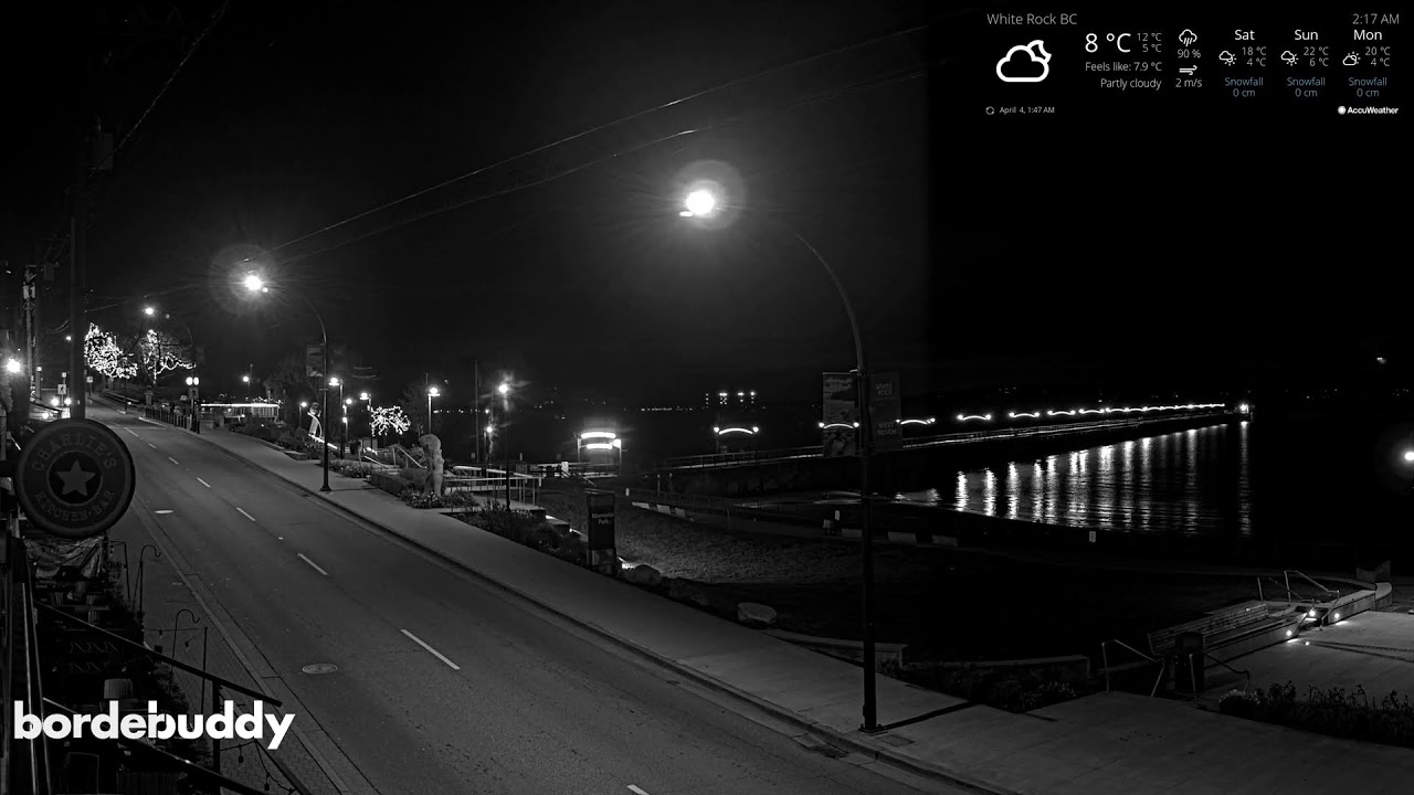 Charlie Don't Surf, White Rock - Webcam Live Stream