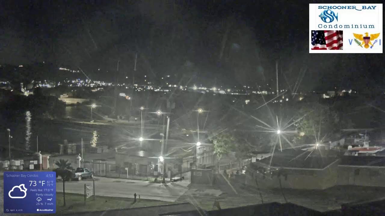 Christiansted Harbor Cam, USVI - Webcam Live Stream