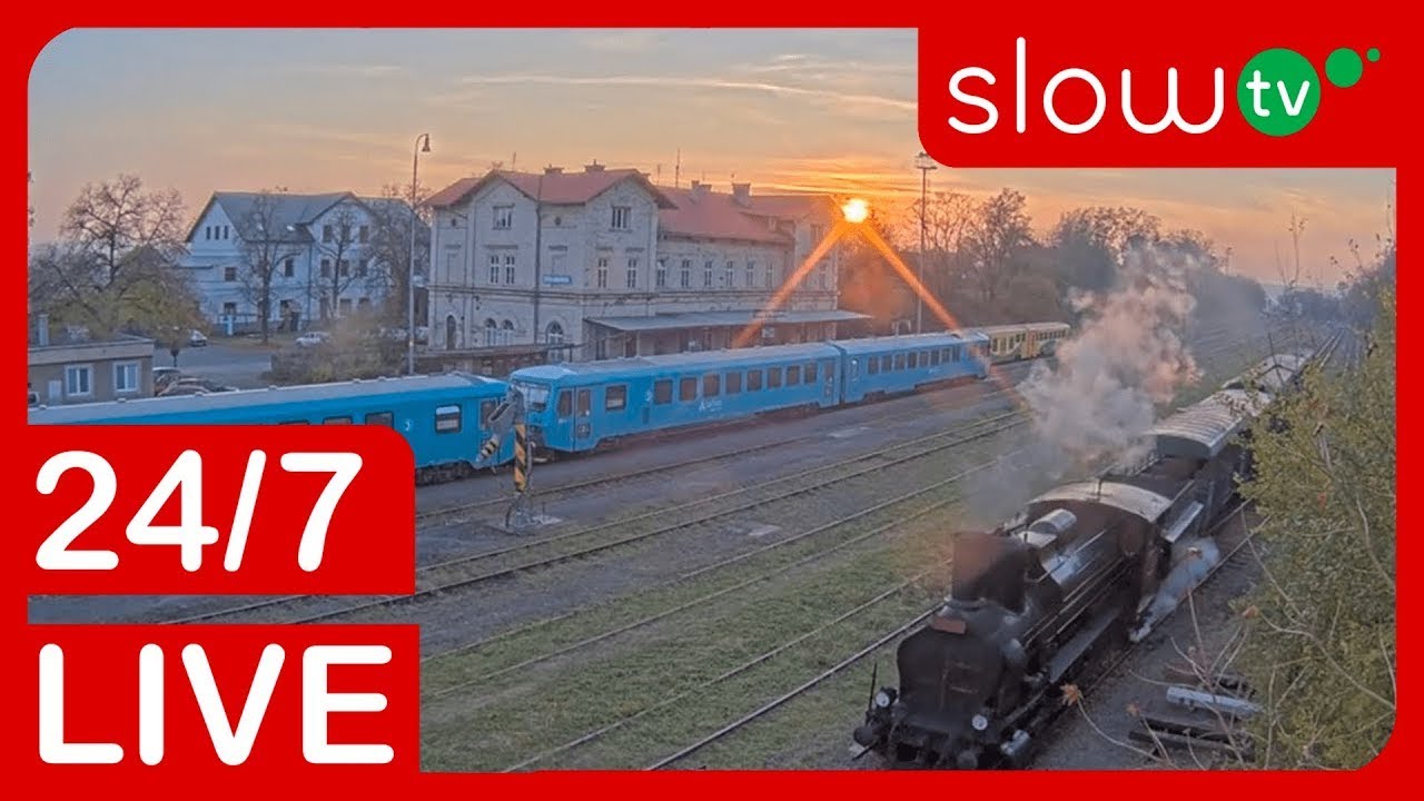 Lužná u Rakovníka Train Station - Webcam Live Stream