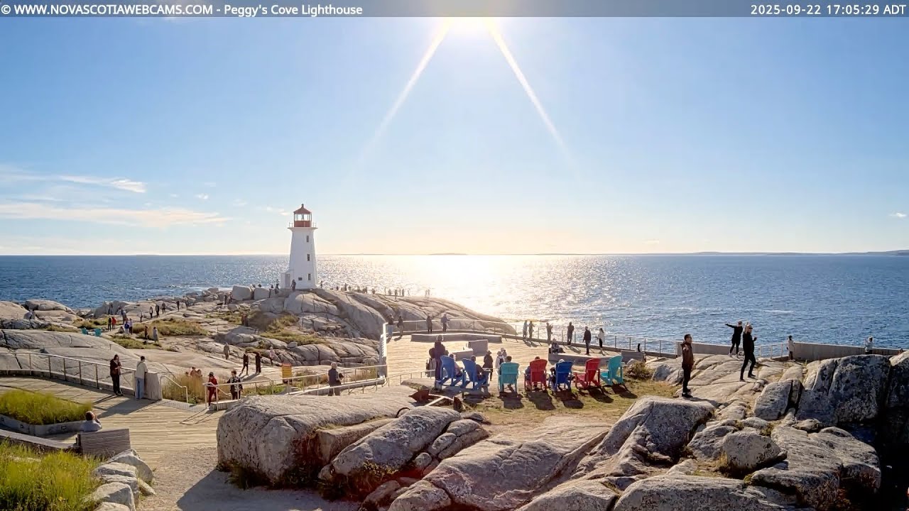 Peggy’s Cove Lighthouse Live, NS - Webcam Live Stream