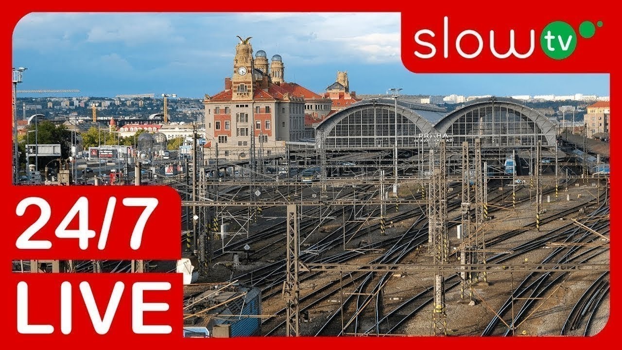 Train Station Prague - Webcam Live Stream