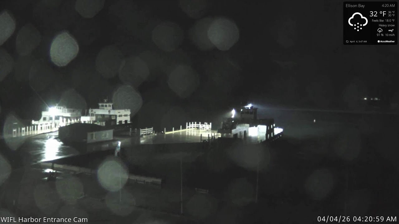 Washington Island Ferry Dock - Webcam Live Stream